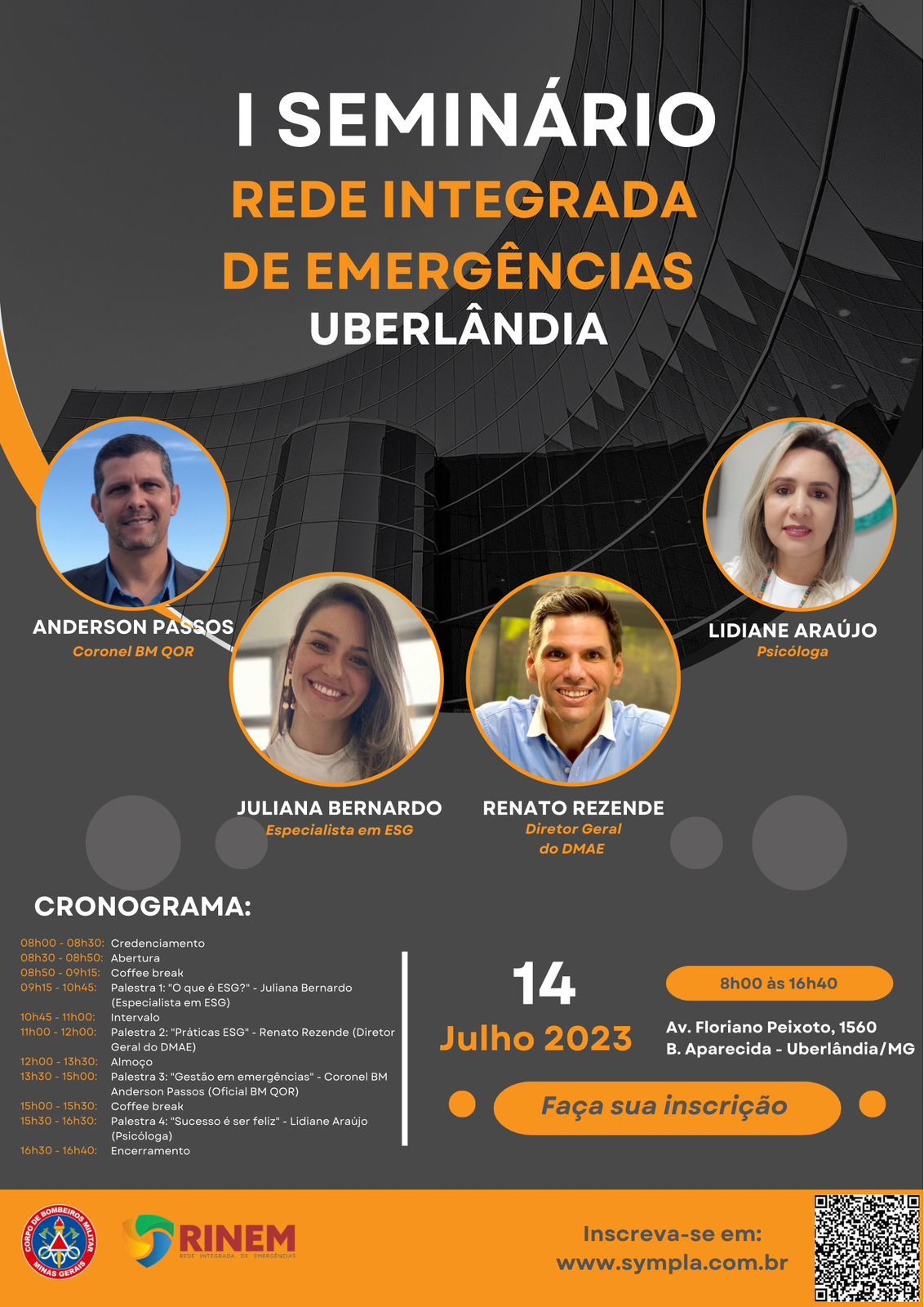 I Seminário RINEM (Rede Integrada de Emergências) - Uberlândia ...